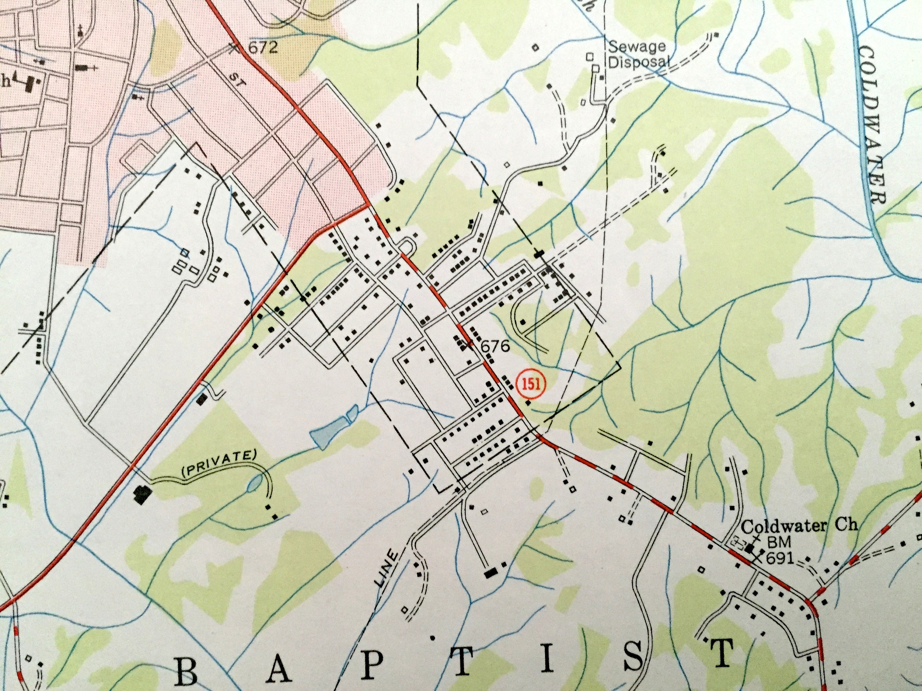 Antique Concord Carolina del Norte 1950 Mapa Topográfico del | Etsy