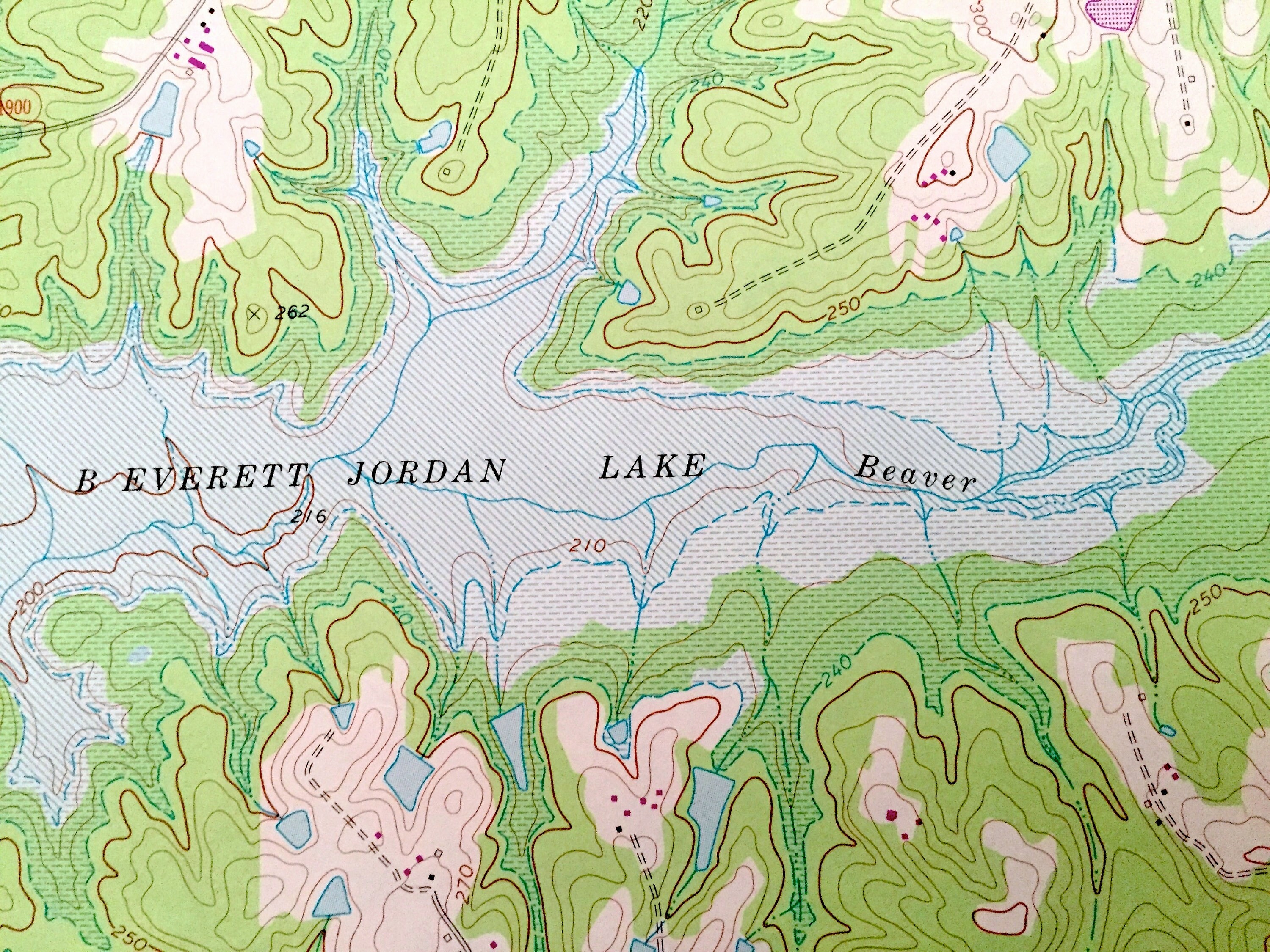 Antique New Hill North Carolina 1974 US Geological Survey | Etsy