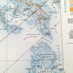 Antique Chesapeake Bay, Maryland 1906 US Geological Survey Topographic ...
