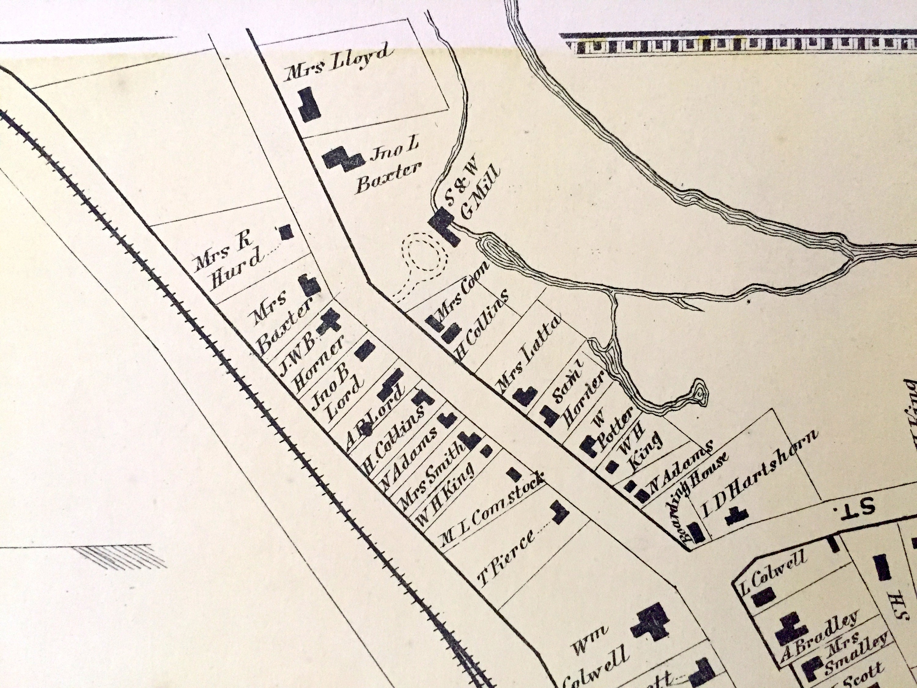 Antique 1869 Friendship & Nile New York Map From D.G. Beers | Etsy