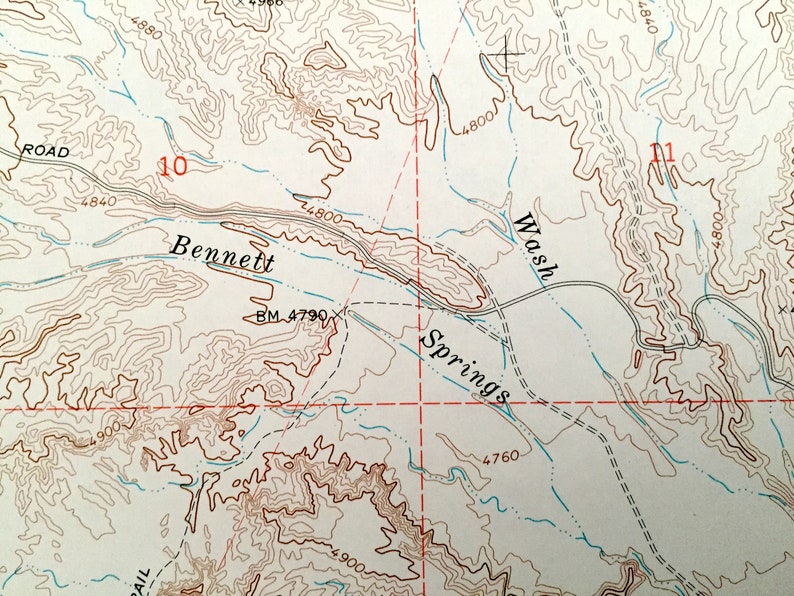 Antique Panaca Nevada 1970 US Geological Survey Topographic | Etsy