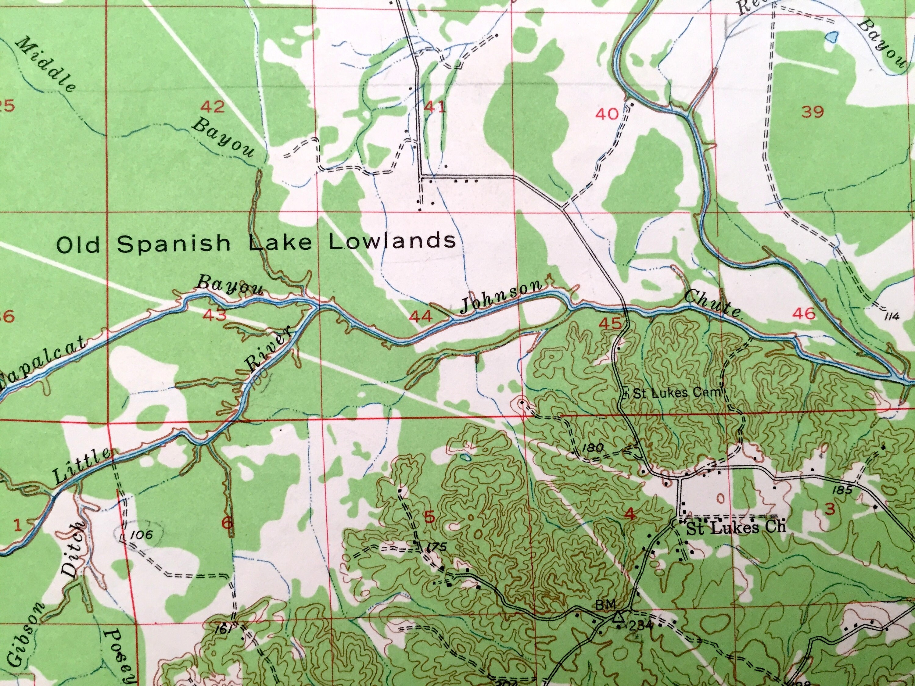 Antique Campti Louisiana 1957 US Geological Survey | Etsy