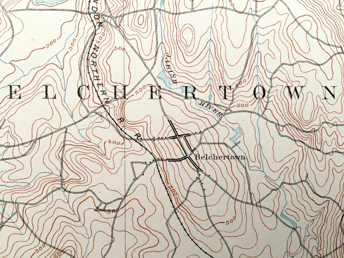 Antique Enfield Massachusetts BEFORE Quabbin Reservoir 1885 - Etsy