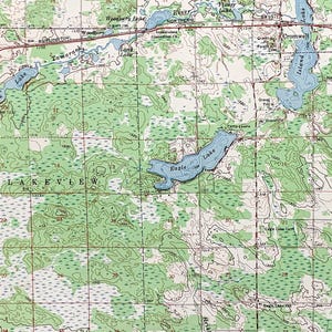 Antique Cromwell, Minnesota 1961 US Geological Survey Topographic Map ...