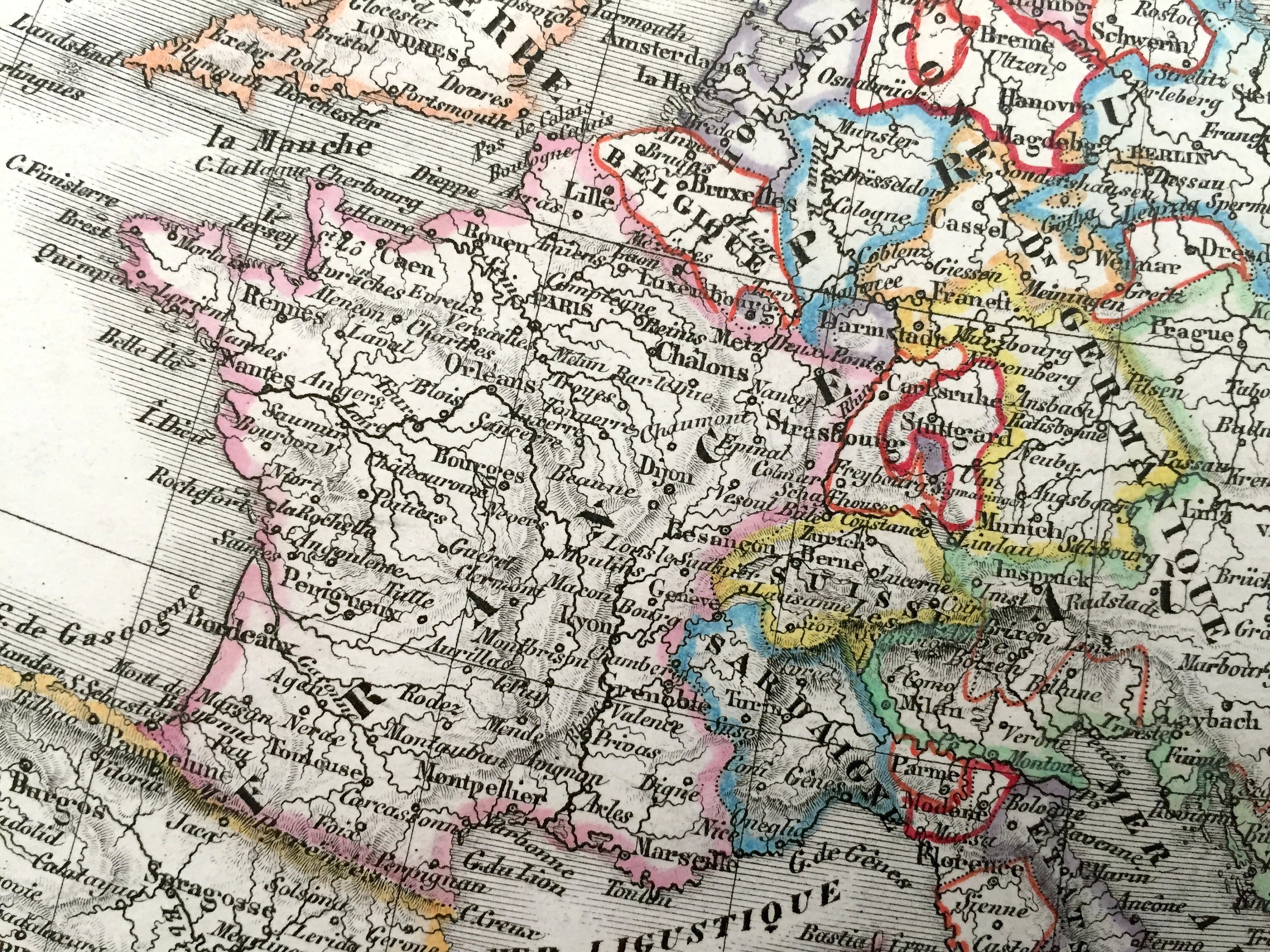 Antique 1832 Ancient Europe Map From JG Heck's Atlas | Etsy