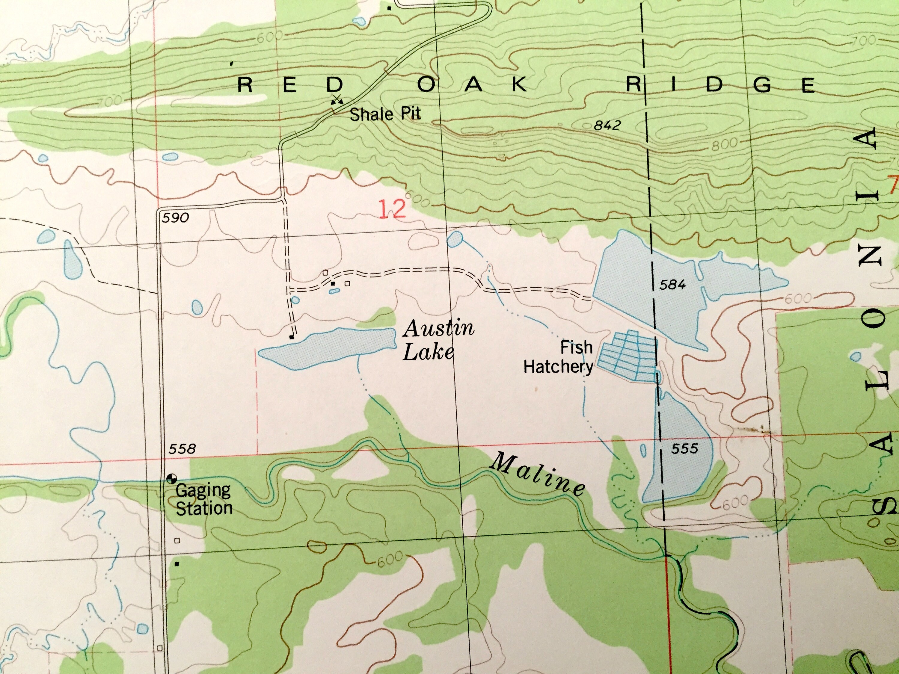 Antique Panola Oklahoma 1979 US Geological Survey Topographic | Etsy