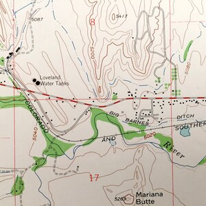 Antique Masonville, Colorado 1962 US Geological Survey Topographic Map ...