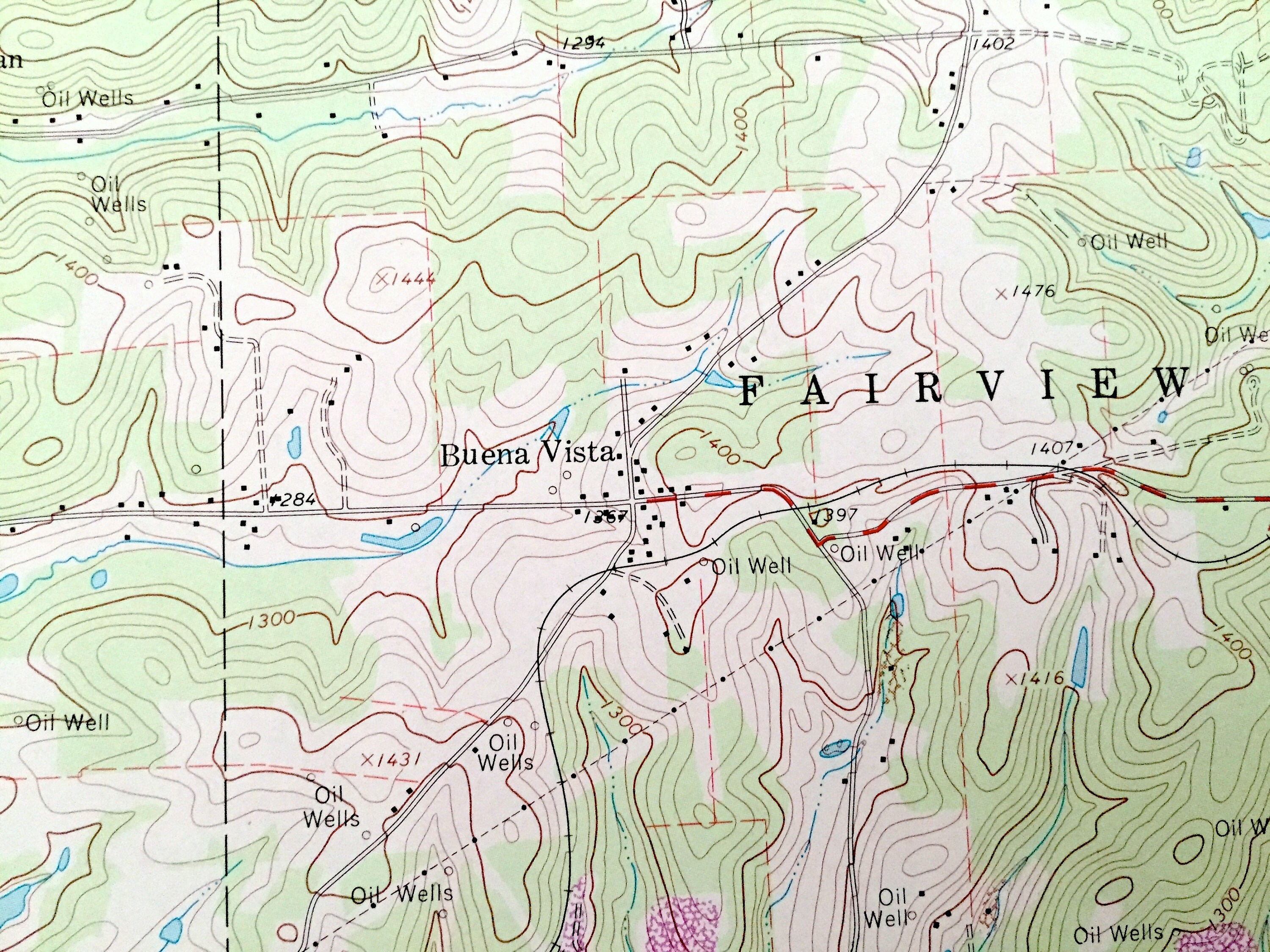 Antique East Butler, Pennsylvania 1964 US Geological Survey Topographic ...