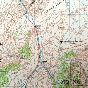 Antique Millett, Nevada 1955 US Geological Survey Topographic Map ...