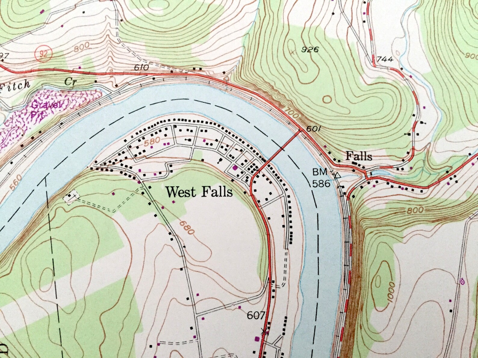 Antique Ransom Pennsylvania 1946 US Geological Survey | Etsy