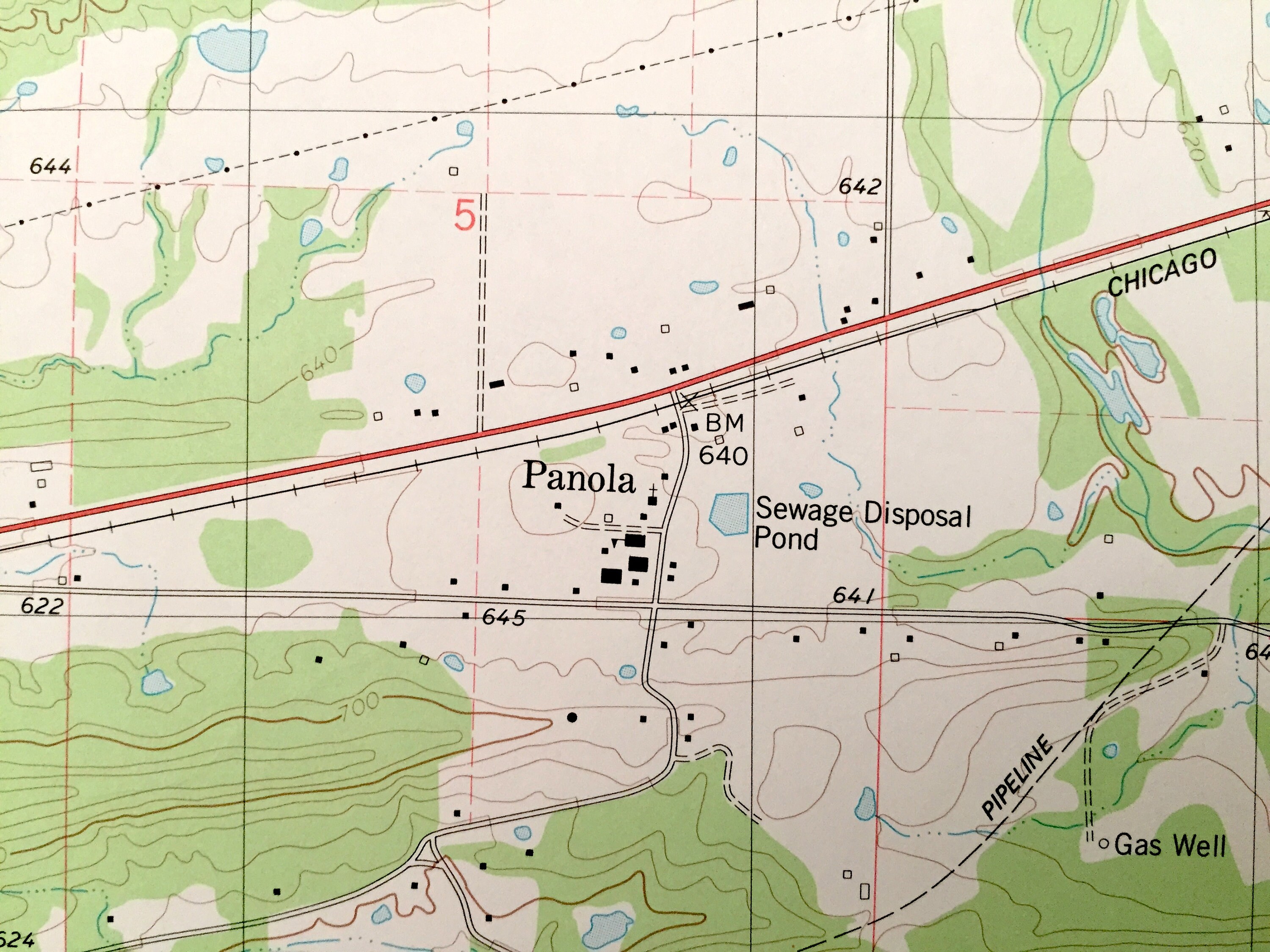 Antique Panola Oklahoma 1979 US Geological Survey Topographic | Etsy
