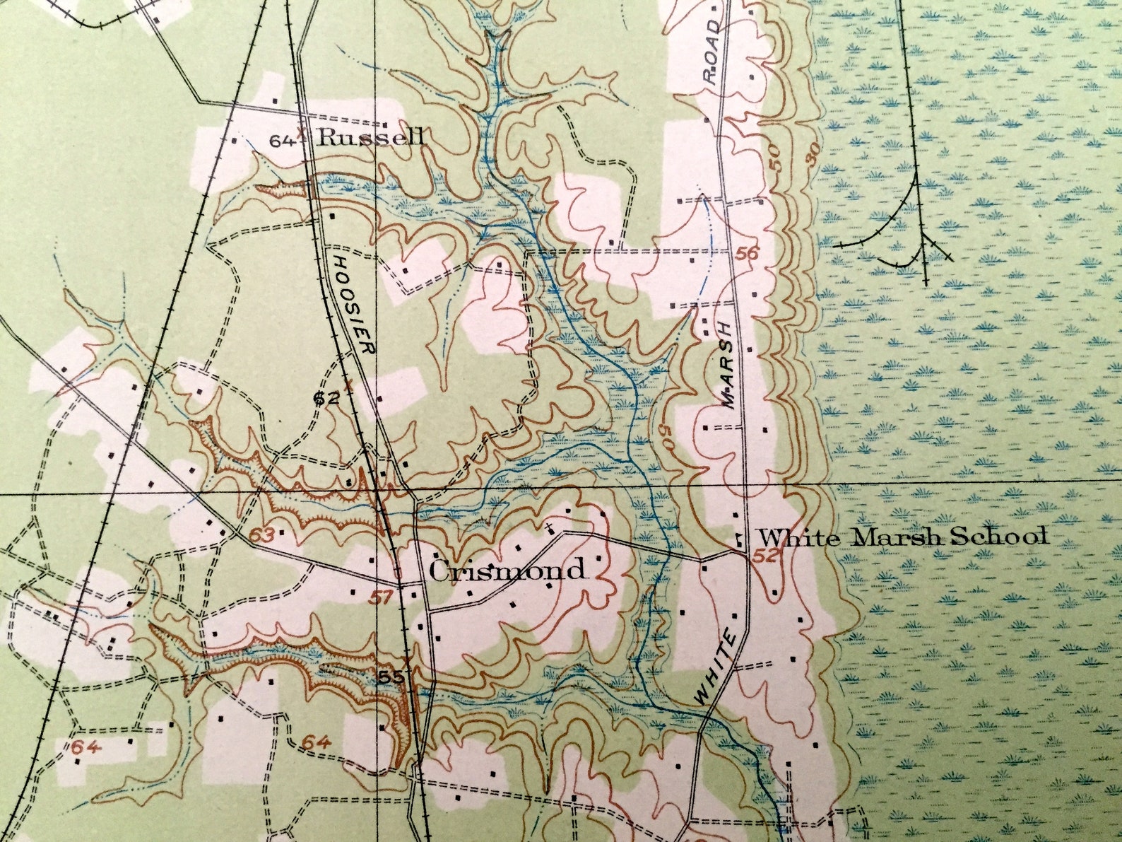 Antique Suffolk Virginia 1919 US Geological Survey | Etsy
