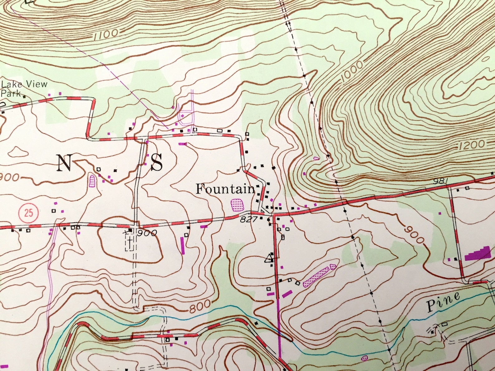 Antique Tremont, Pennsylvania 1954 US Geological Survey Topographic Map ...
