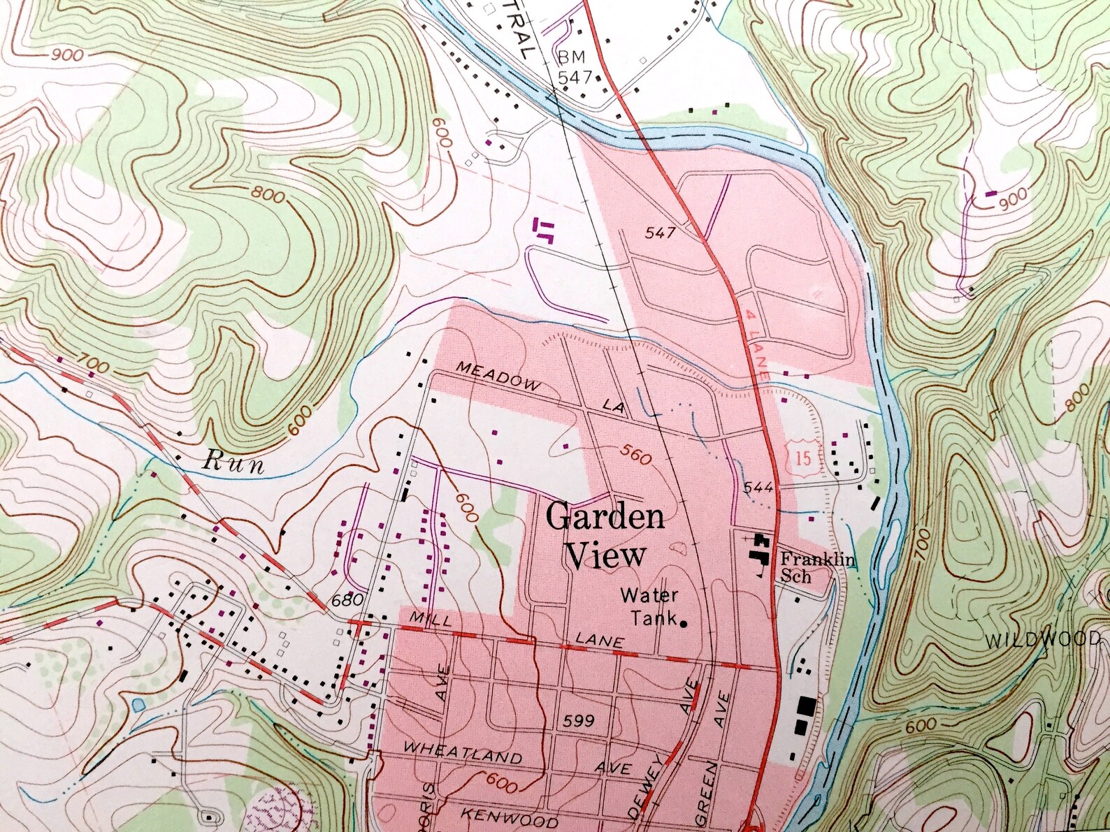 Antique Cogan Station Pennsylvania 1965 US Geological Survey - Etsy