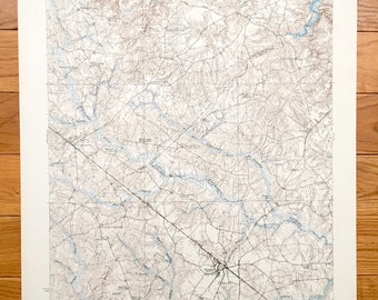 Map of Disputanta - Etsy