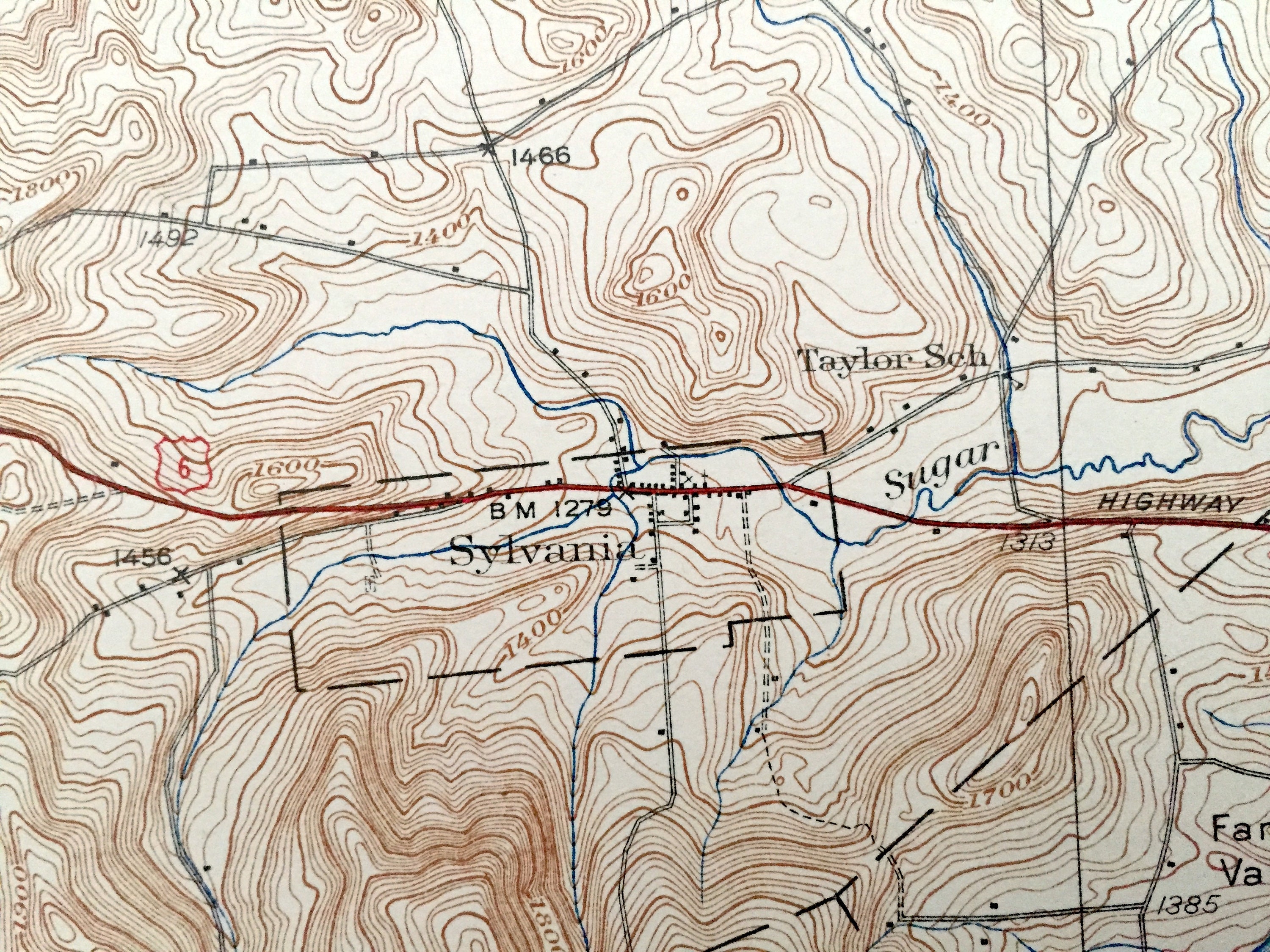 Antique Troy Pennsylvania 1938 US Geological Survey - Etsy UK