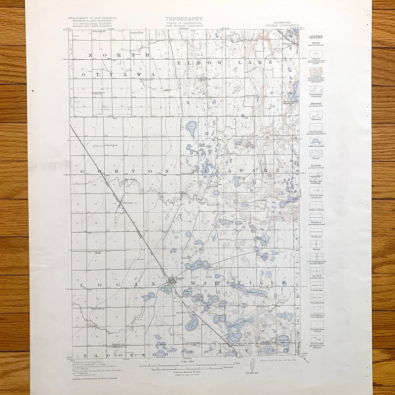 VintageMapsCo - Etsy