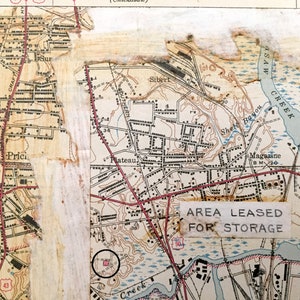 Antique Mobile, Alabama 1943 US Geological Survey Topographic Map ...