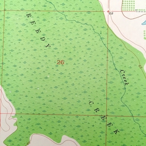 Antique Lake Tohopekaliga, Florida 1953 US Geological Survey ...