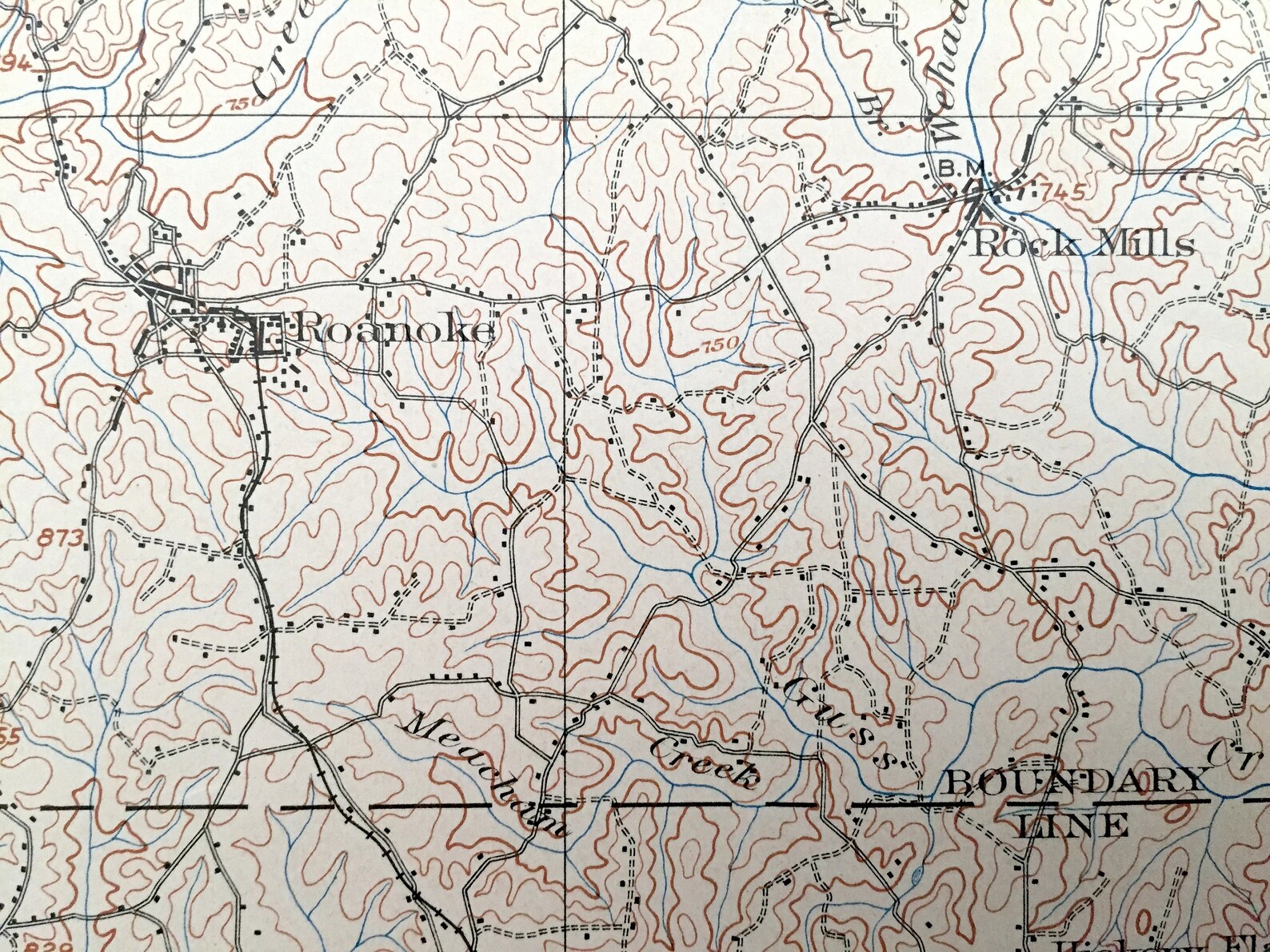 Antique Wedowee Alabama 1902 US Geological Survey Topographic - Etsy España