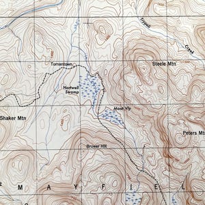 Antique Jackson Summit, New York 1945 US Geological Survey Topographic ...