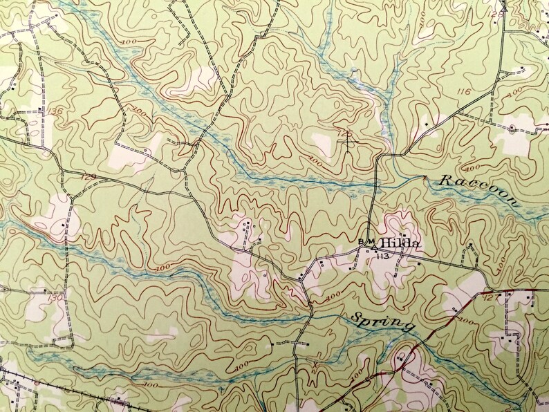 Antique Jarratt, Virginia 1951 US Geological Survey Topographic Map ...