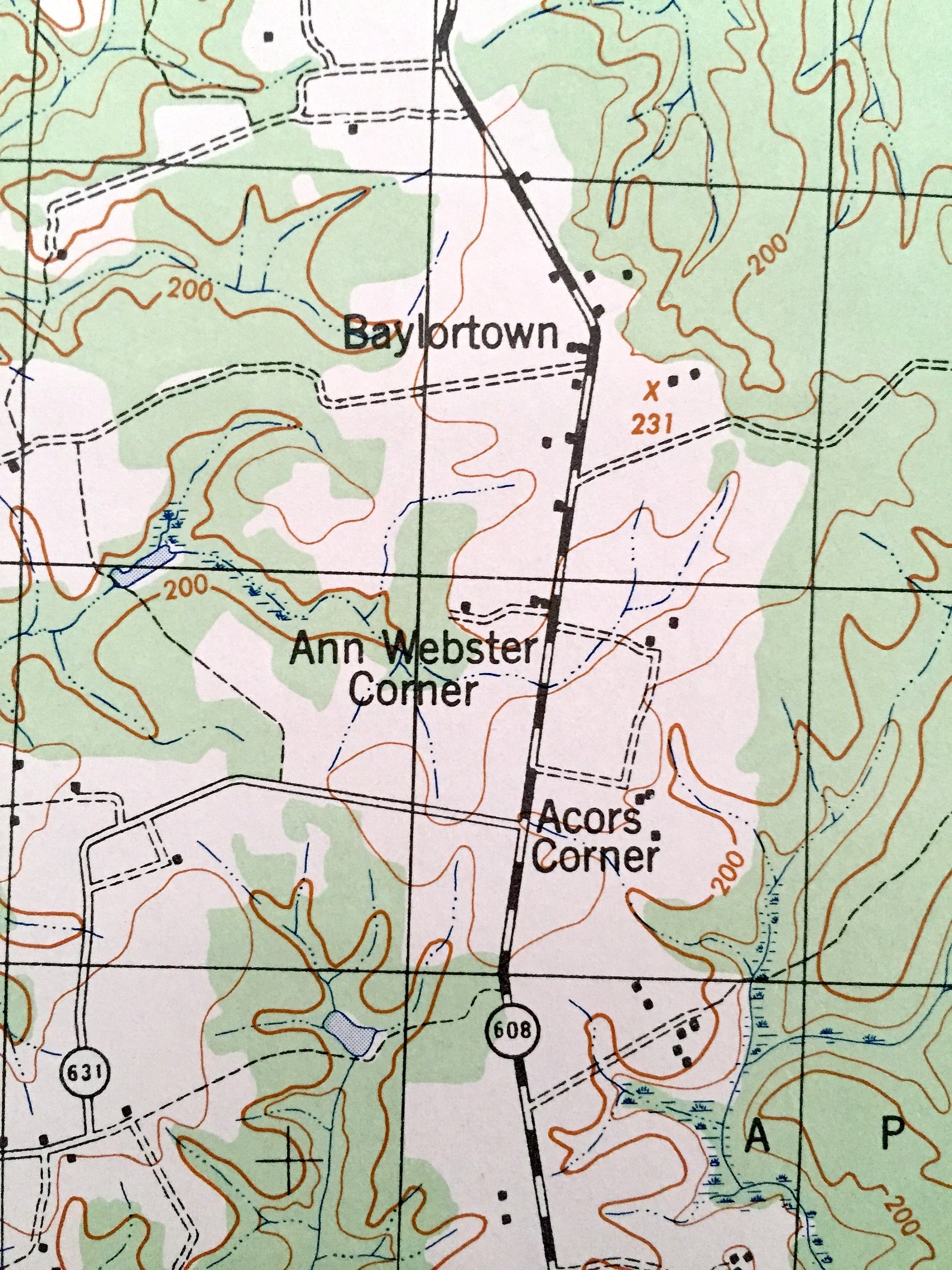 Antique Bowling Green Virginia 1942 US Army Topographic Map | Etsy