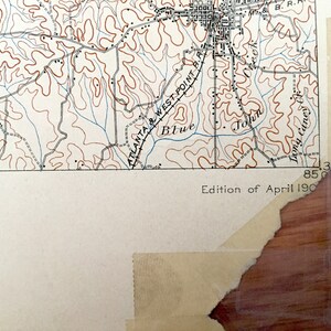Antique Wedowee, Alabama 1902 US Geological Survey Topographic Map ...