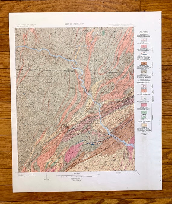 South Carolina Gaffney Sc Map