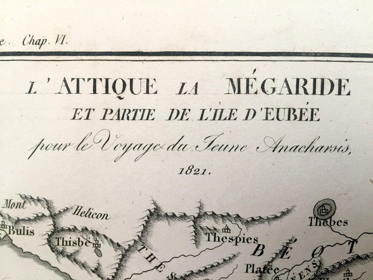 Antique 1821 Greece Map From Atlas From Barthélemy's - Etsy
