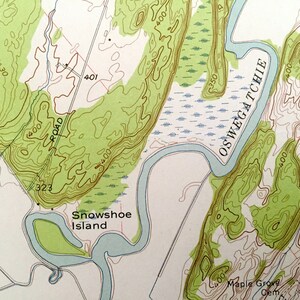 Antique Richville, New York 1956 US Geological Survey Topographic Map ...