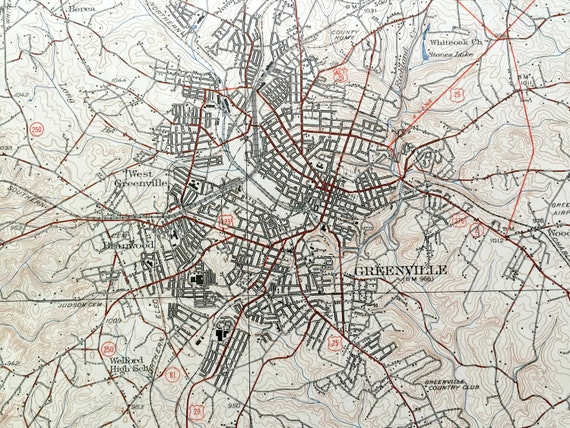 Old Maps Of Mauldin South Carolina Mauldin, SC Flood Map And Climate
