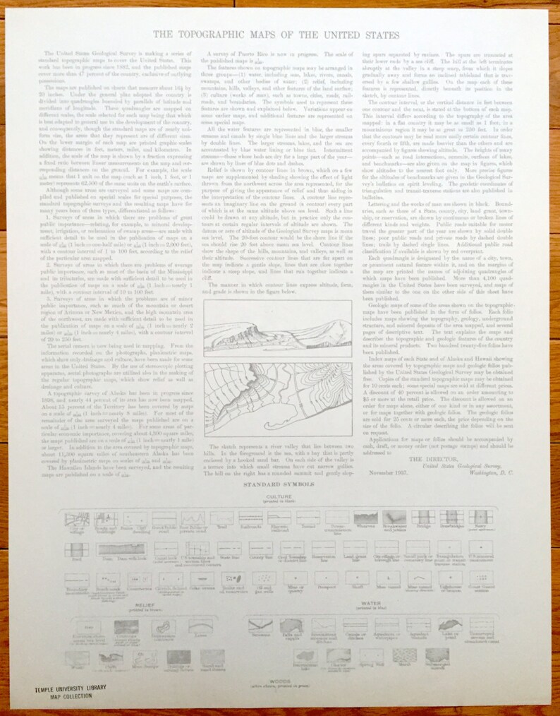 Antique Oneco Connecticut 1944 US Geological Survey | Etsy
