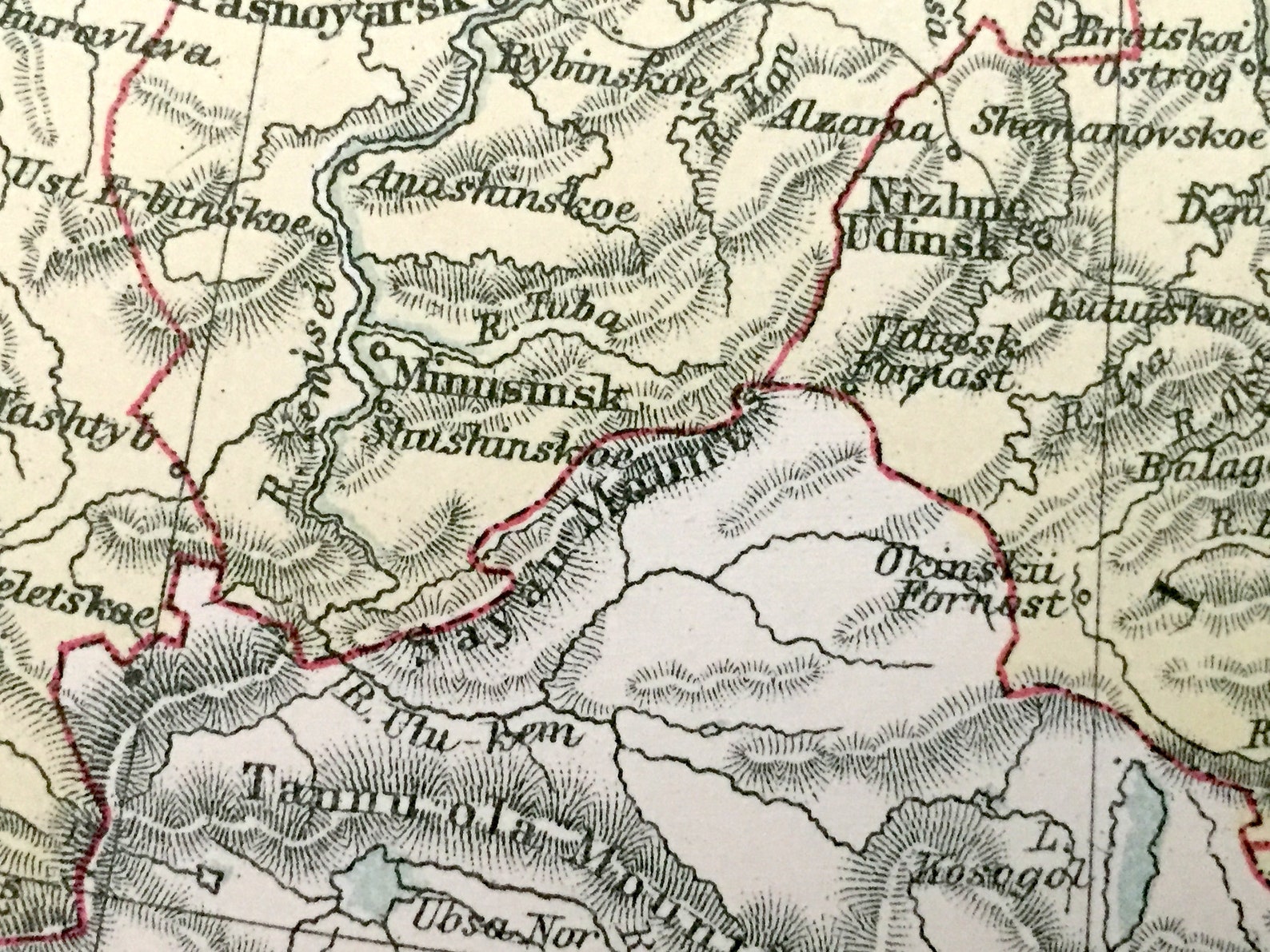 Antique 1888 Russia in Asia Map From A & C Black's World - Etsy