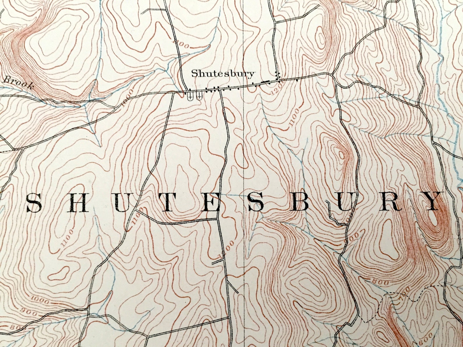 Antique Enfield, Massachusetts BEFORE Quabbin Reservoir 1885 US ...