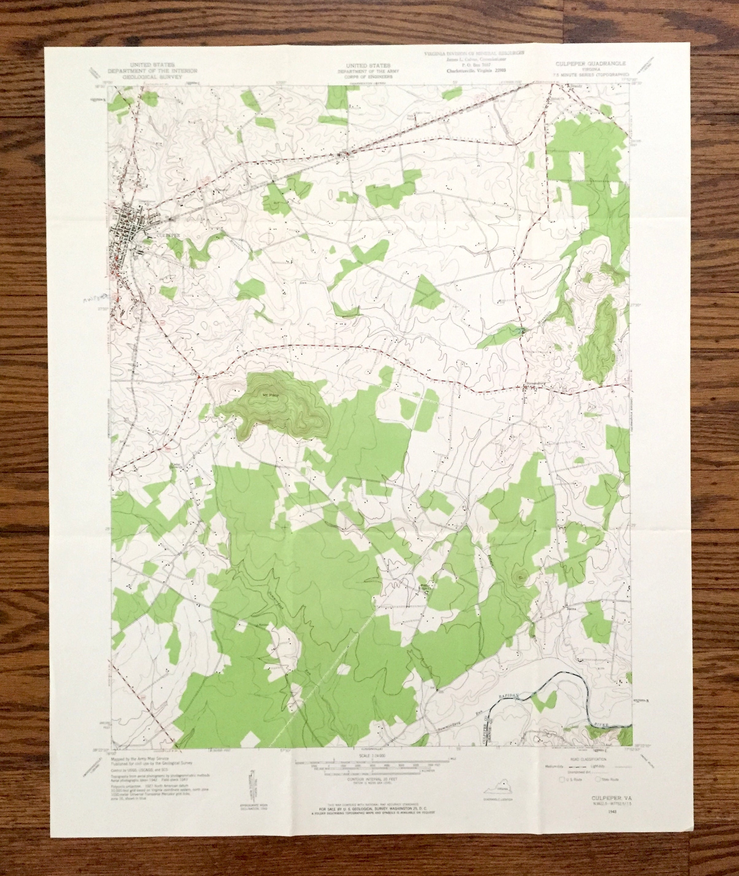 Culpeper Minute Map