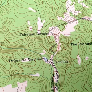 Antique Salisbury, New York 1945 US Geological Survey Topographic Map ...