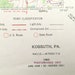 Antique Kossuth, Pennsylvania 1963 US Geological Survey Topographic Map ...