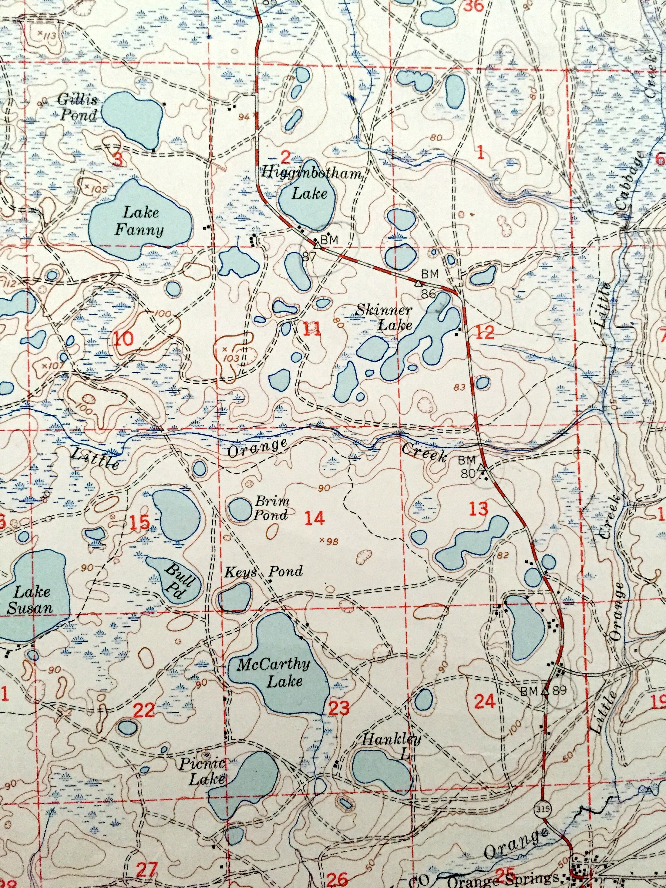 Esker Topographic Map