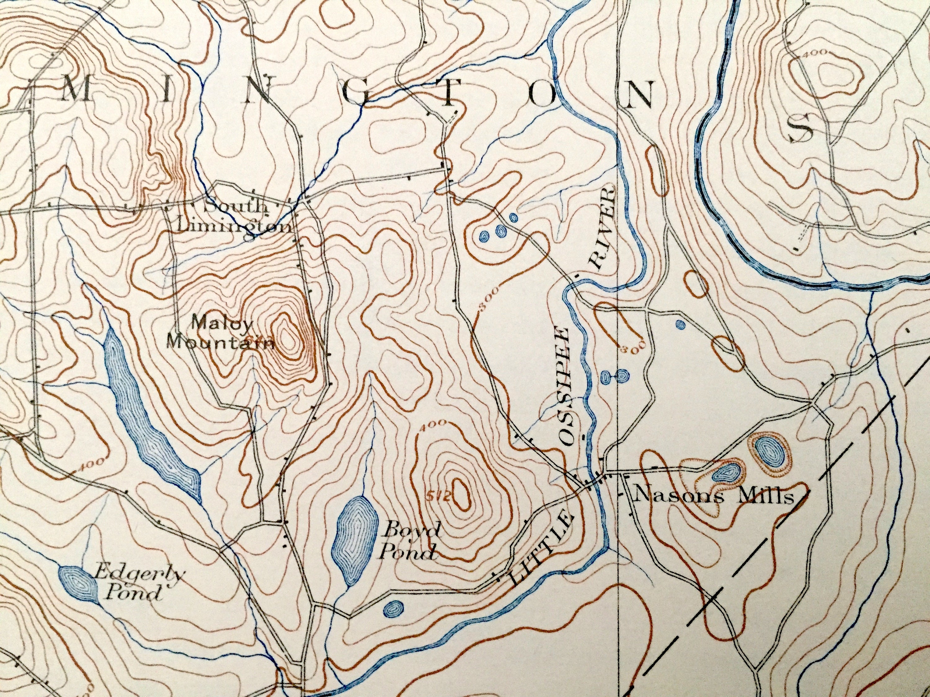 Antique Buxton Maine 1892 US Geological Survey Topographic - Etsy Australia