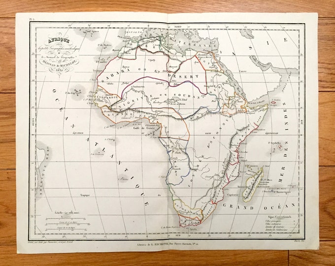 Antique Print of the People of Africa - Published 1895 - Gabun ...