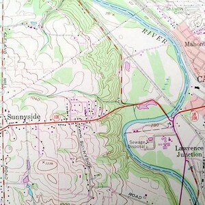 Antique Bessemer, Pennsylvania 1958 US Geological Survey Topographic ...
