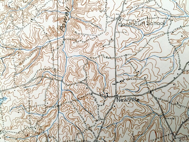 Antique Disputanta Virginia 1919 US Geological Survey - Etsy