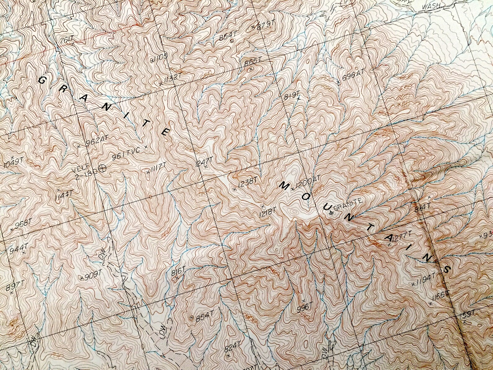 Antique Palen Pass California 1983 US Geological Survey | Etsy