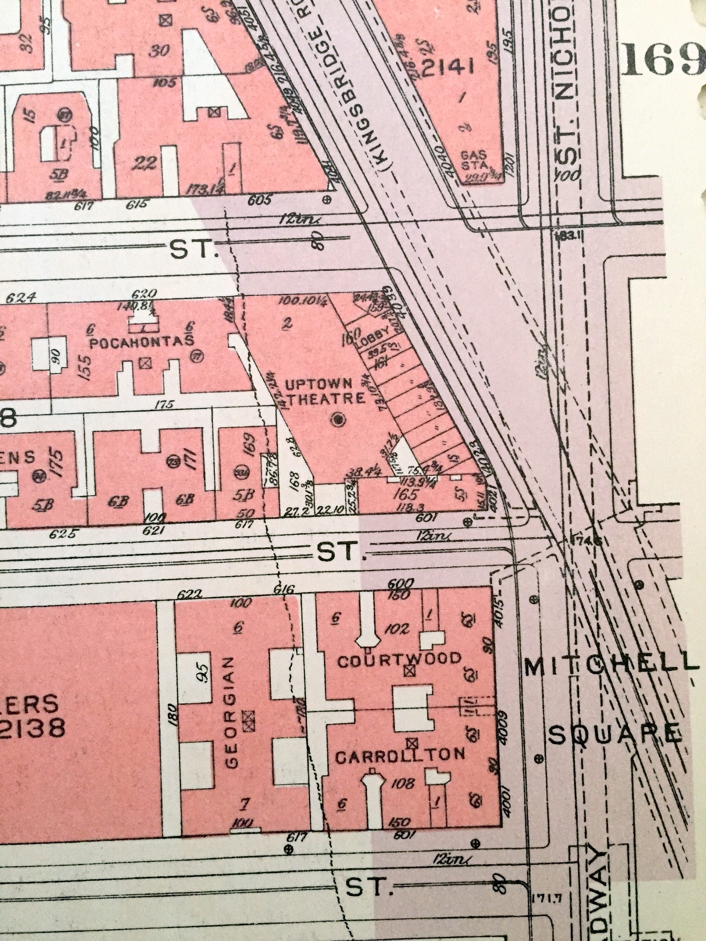 Antique Manhattan New York City Map From Bromley's 1955 | Etsy