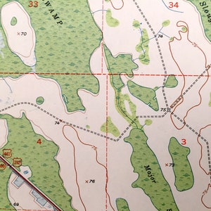 Antique Holopaw, Florida 1953 US Geological Survey Topographic Map ...