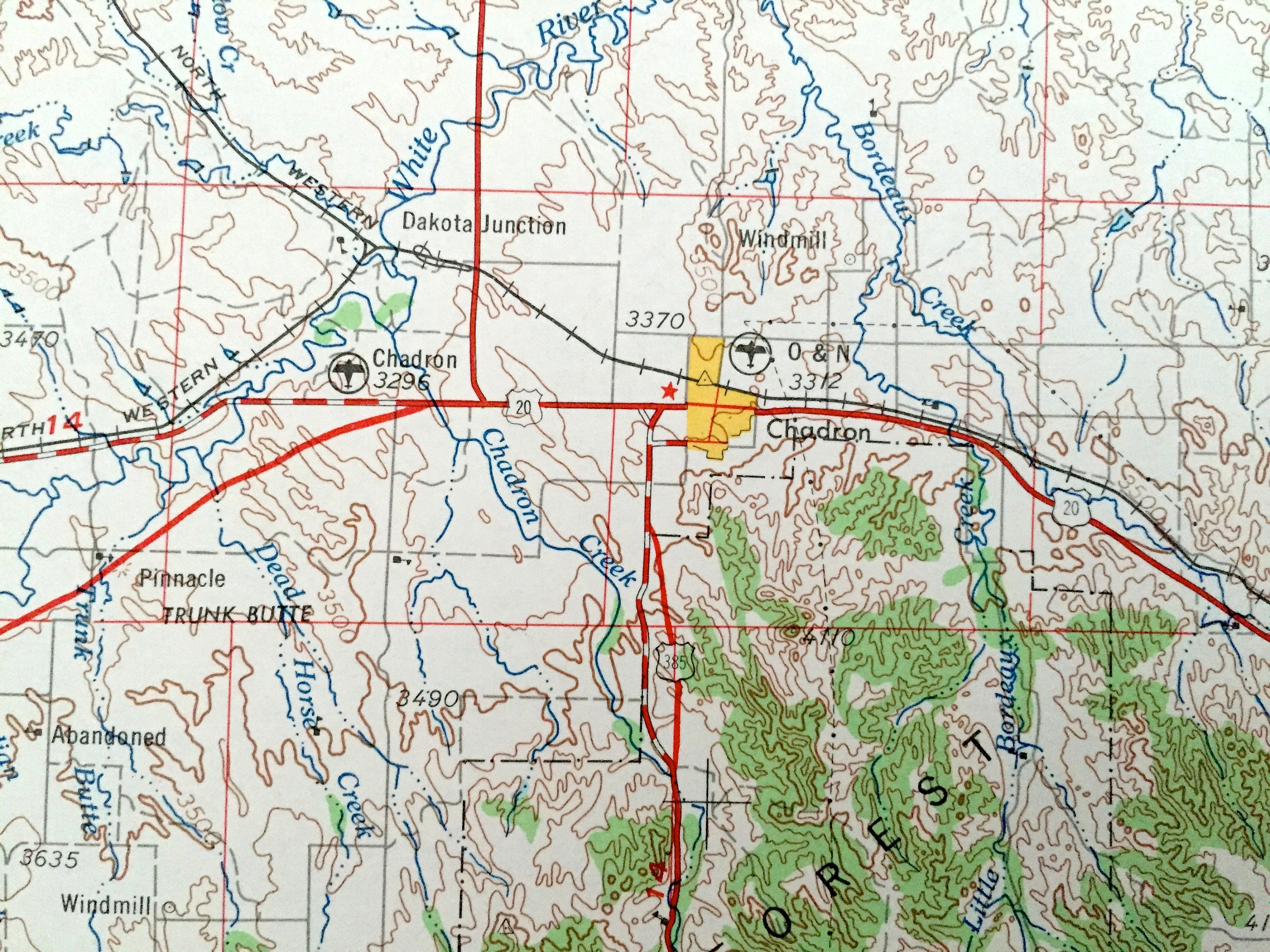 Antique Alliance Nebraska 1955 US Geological Survey | Etsy