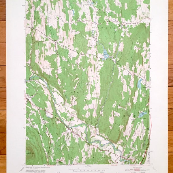 Topographic Map of Athens - Etsy