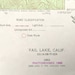 Antique Vail Lake, California 1953 US Geological Survey Topographic Map ...