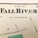 Antique 1871 City of Fall River Massachusetts Map From F.W. - Etsy
